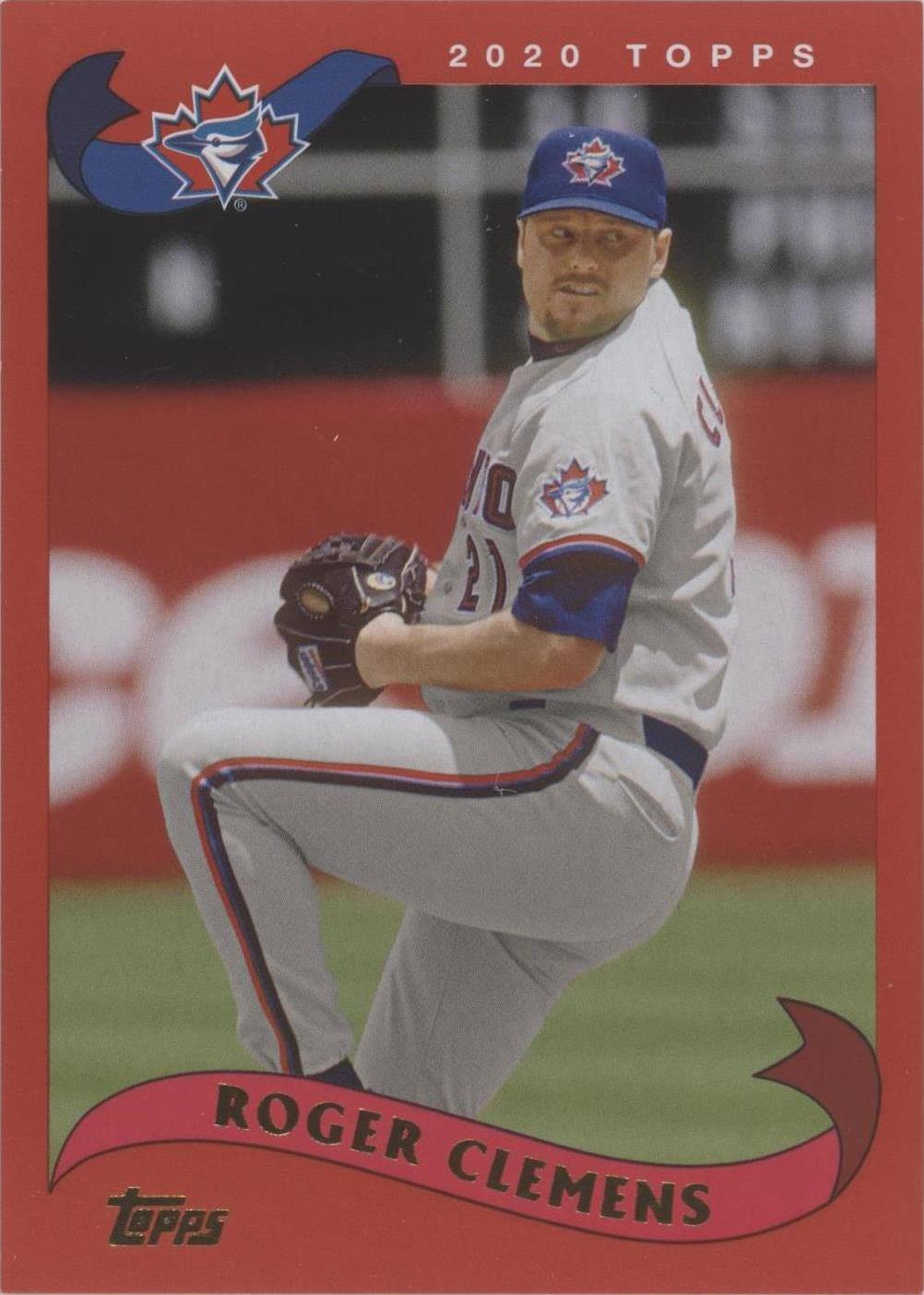 2020 Topps Archives - 2002 Topps Red #258 Roger Clemens /75 for sale ...