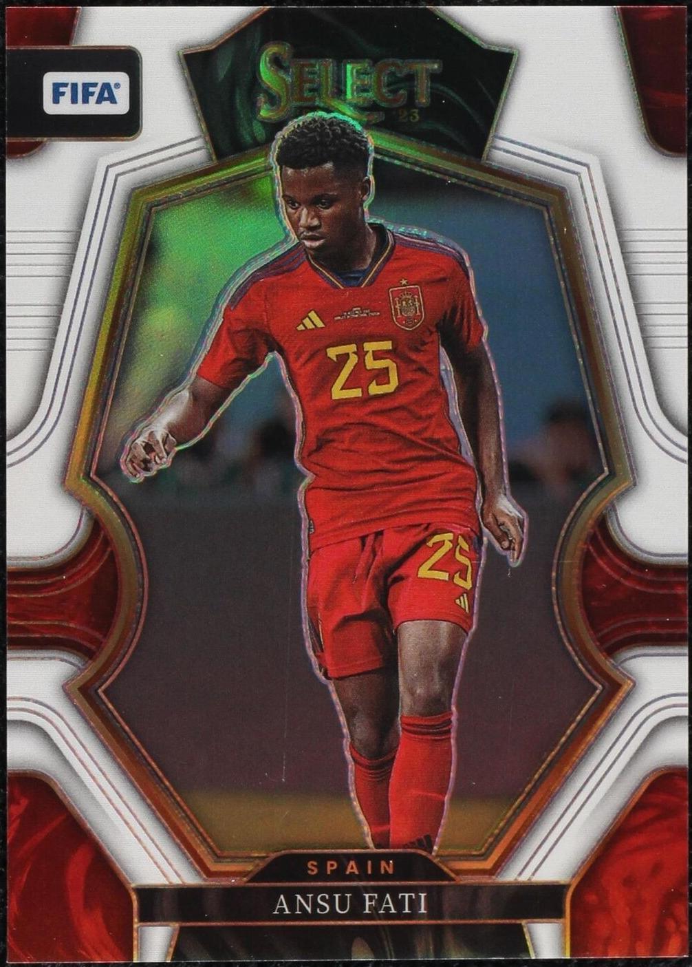 2022-23 Panini Select FIFA - Mezzanine Ansu Fati #173 White Prizm /20 for sale online | eBay