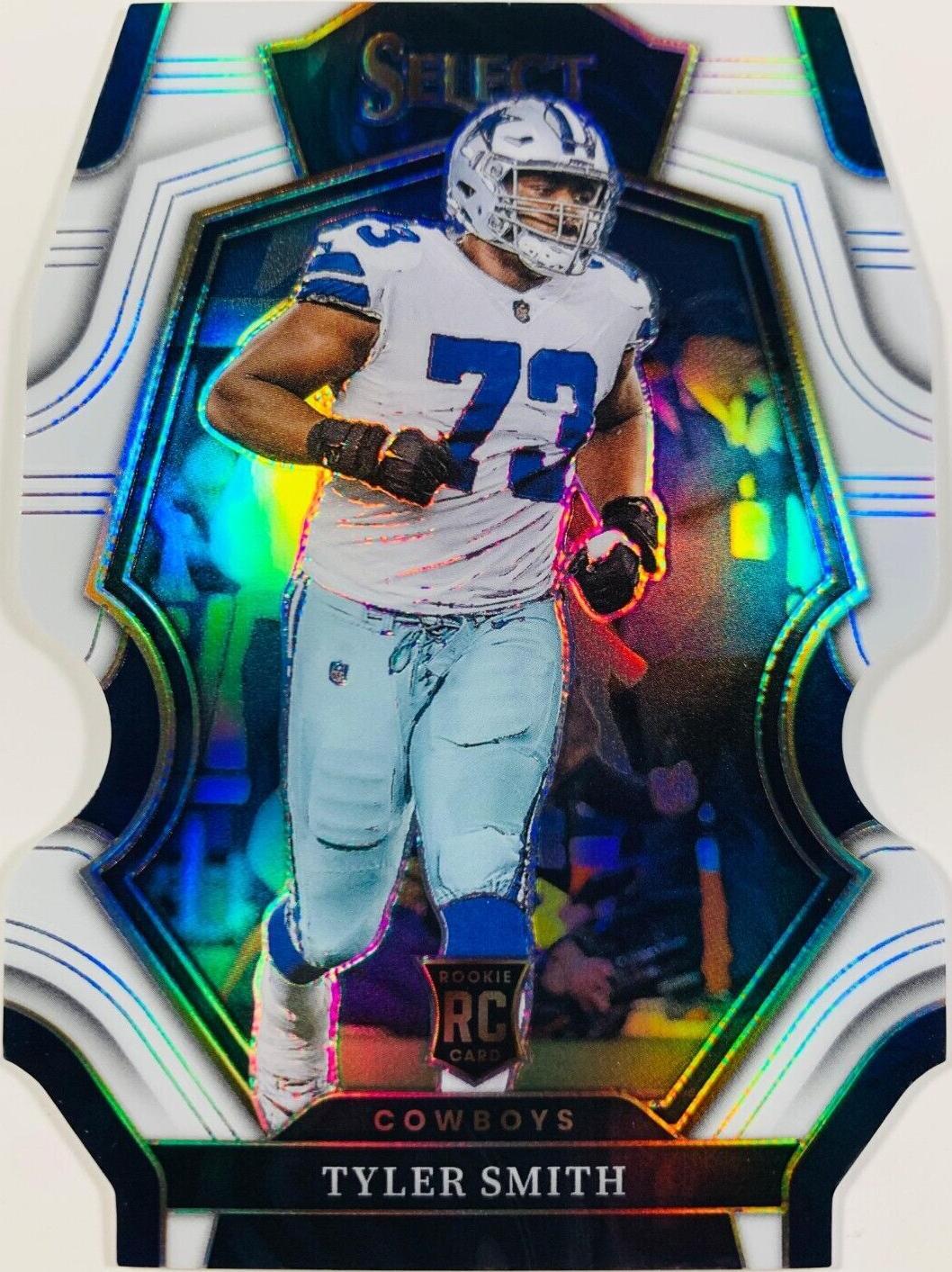 2022 Panini Select - Premier Level Tyler Smith #128 White Prizm Die-Cut ...
