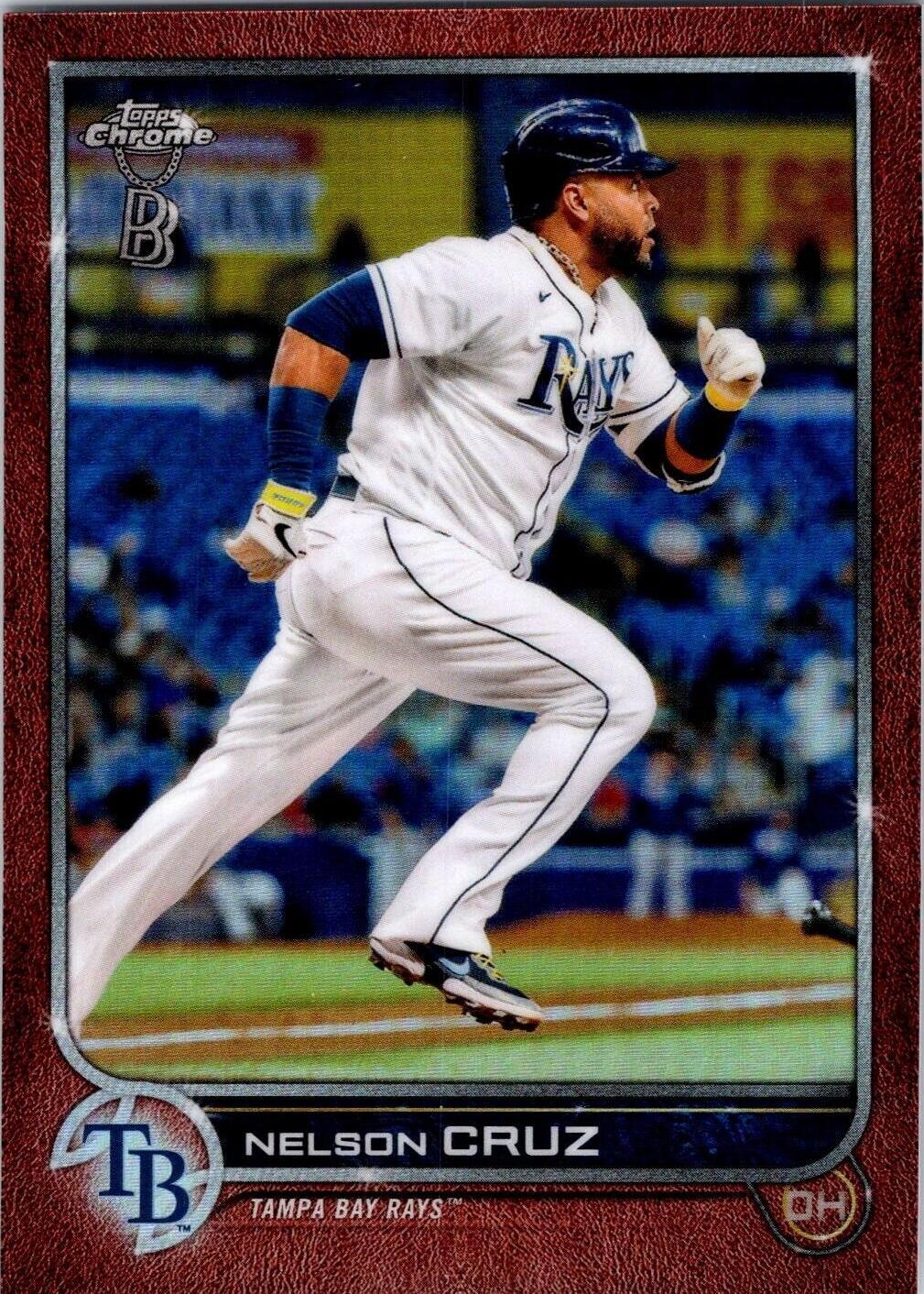2022 Topps Chrome Ben Baller Edition - Nelson Cruz #71 Orange Refractor ...
