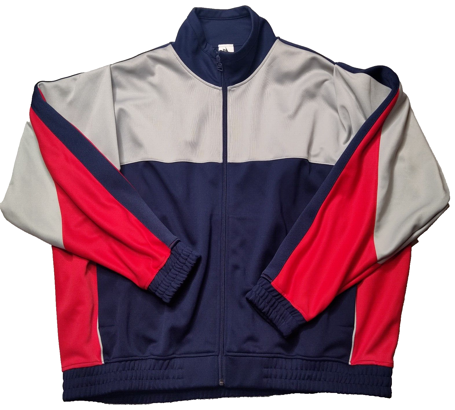 NIKE X MARTINE ROSE Men XL Gray Blue Red Colorblock Track NIKE X MARTINE ROSE Men XL Gray Blue Red Colorblock Track