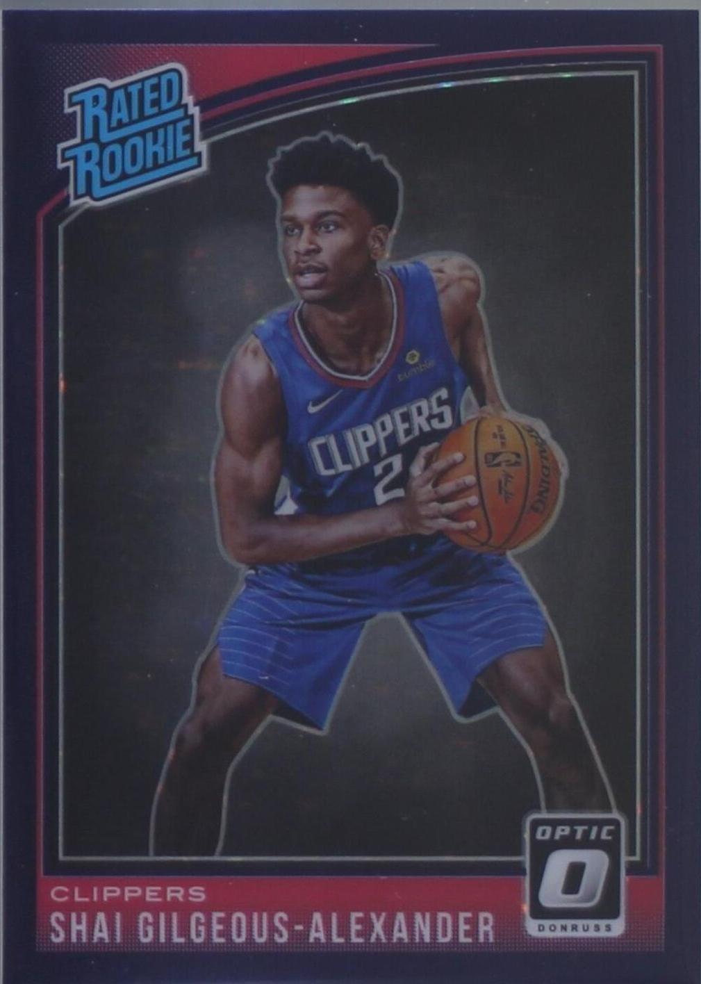 2018-19 Panini Donruss Optic - Rated Rookie Shai Gilgeous-Alexander ...