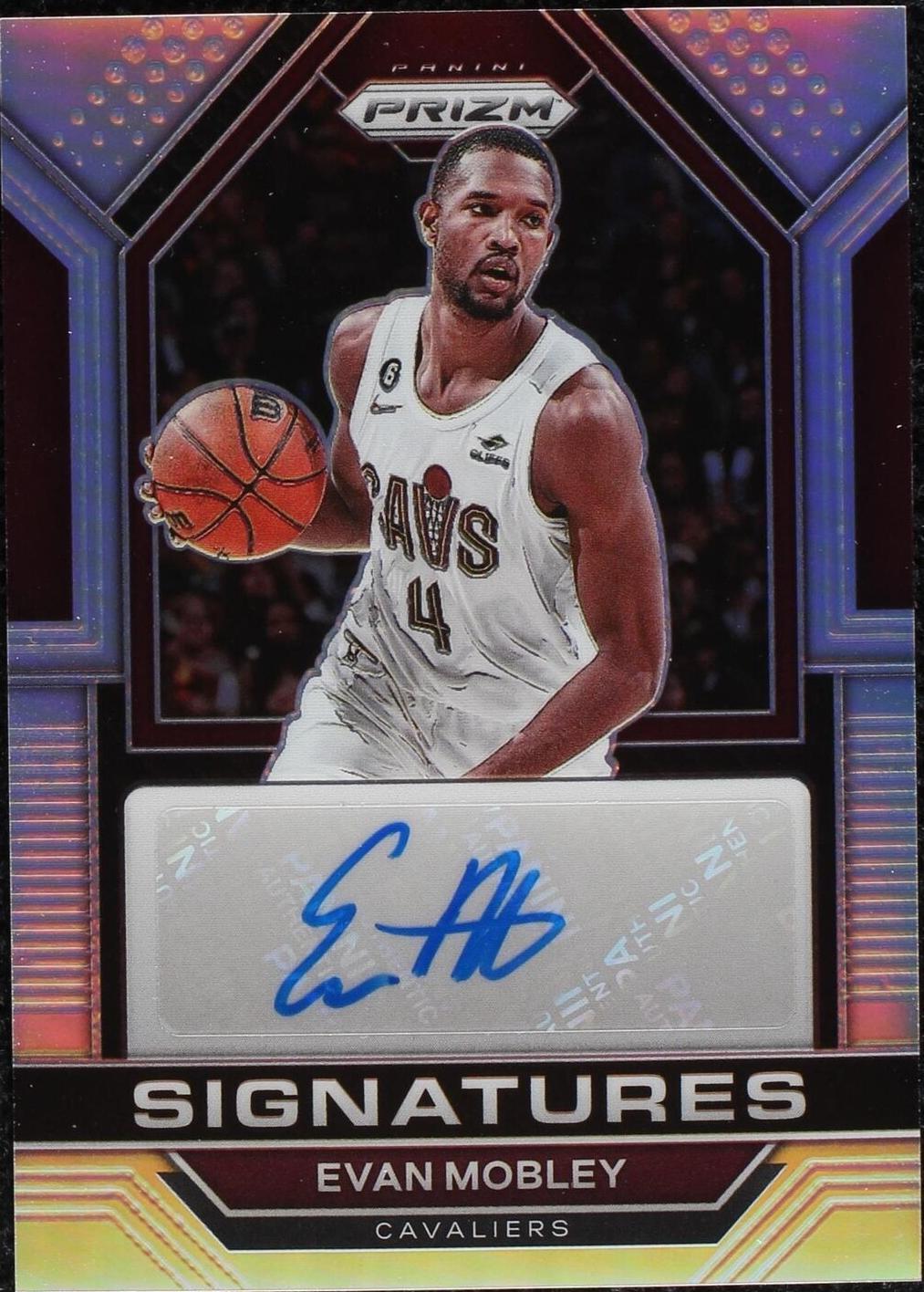 2022-23 Panini Prizm - Signatures Silver Prizm #SIG-EVM Evan Mobley (AU ...