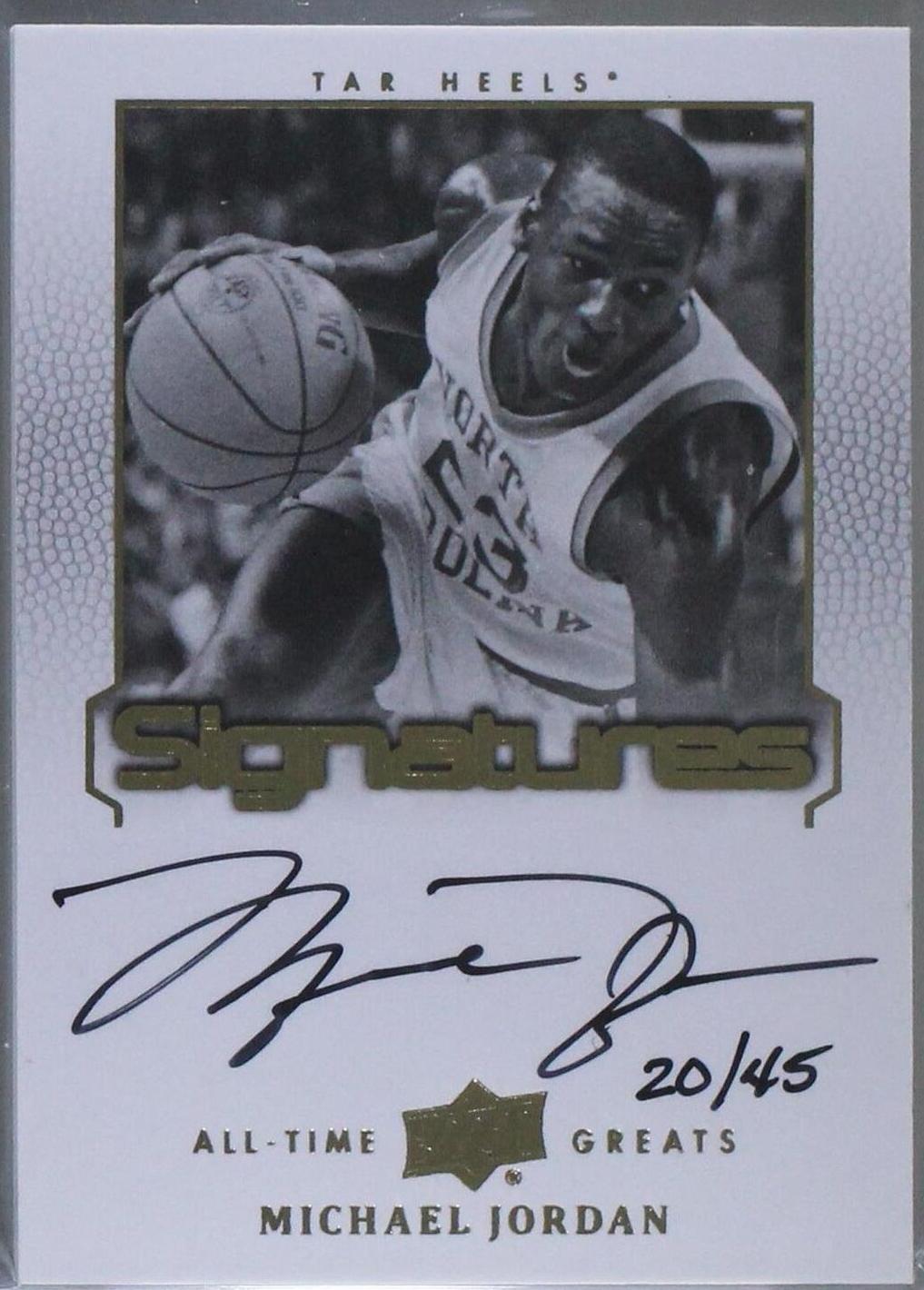 2013 Upper Deck All-Time Greats - Signatures Michael Jordan #ATG-MJ5 ...