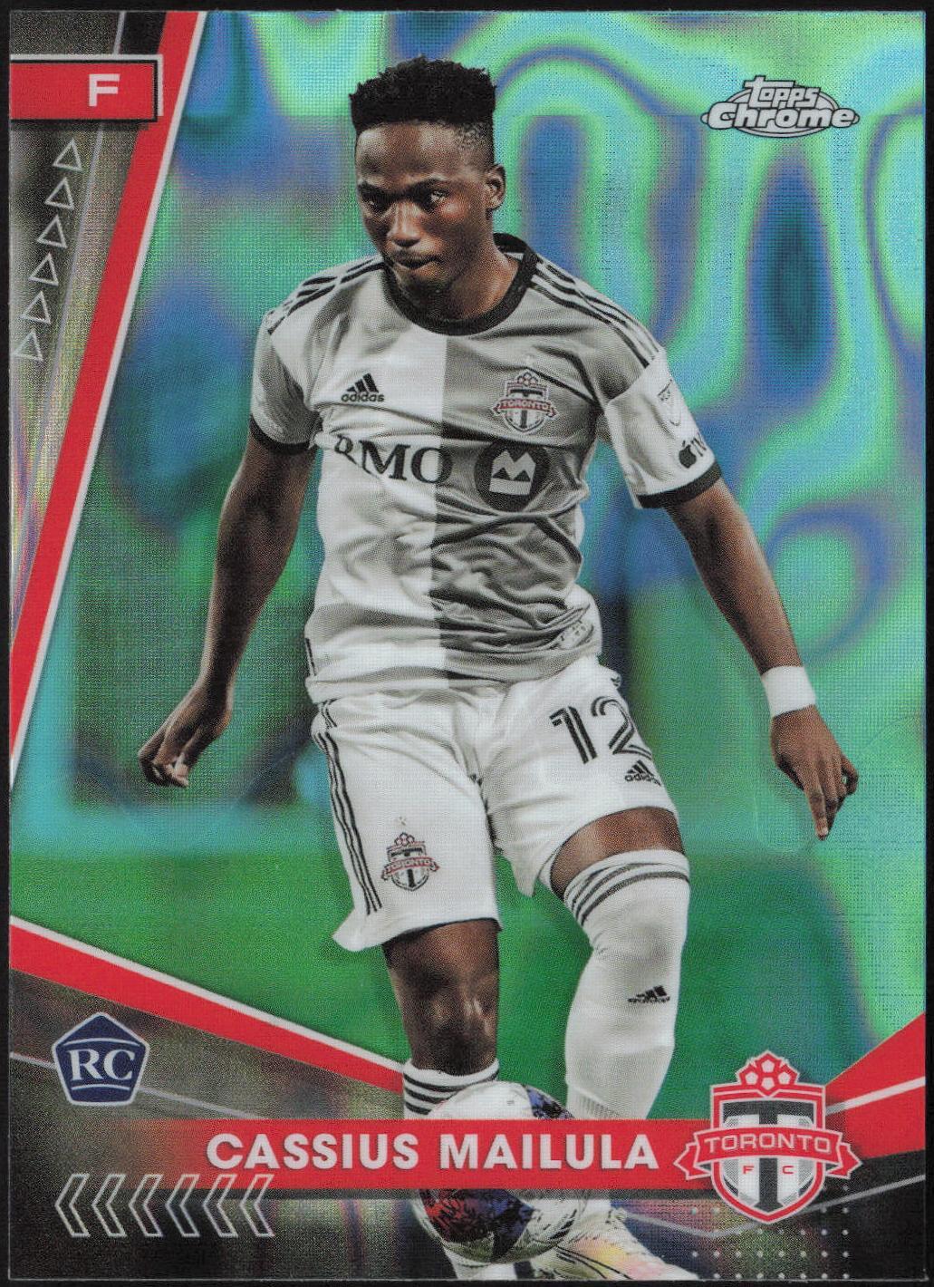 2024 Topps Chrome Mls - Cassius Mailula #180 Neon Green Lava Refractor ...