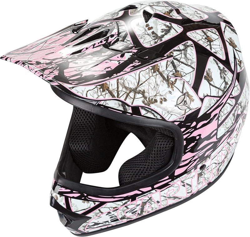 Cartman Youth Dirt Bike Motocross Helmet Dot Approved Pink Small