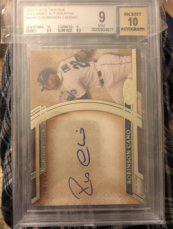 Topps Tier One Baseball Card Big Image Gallery