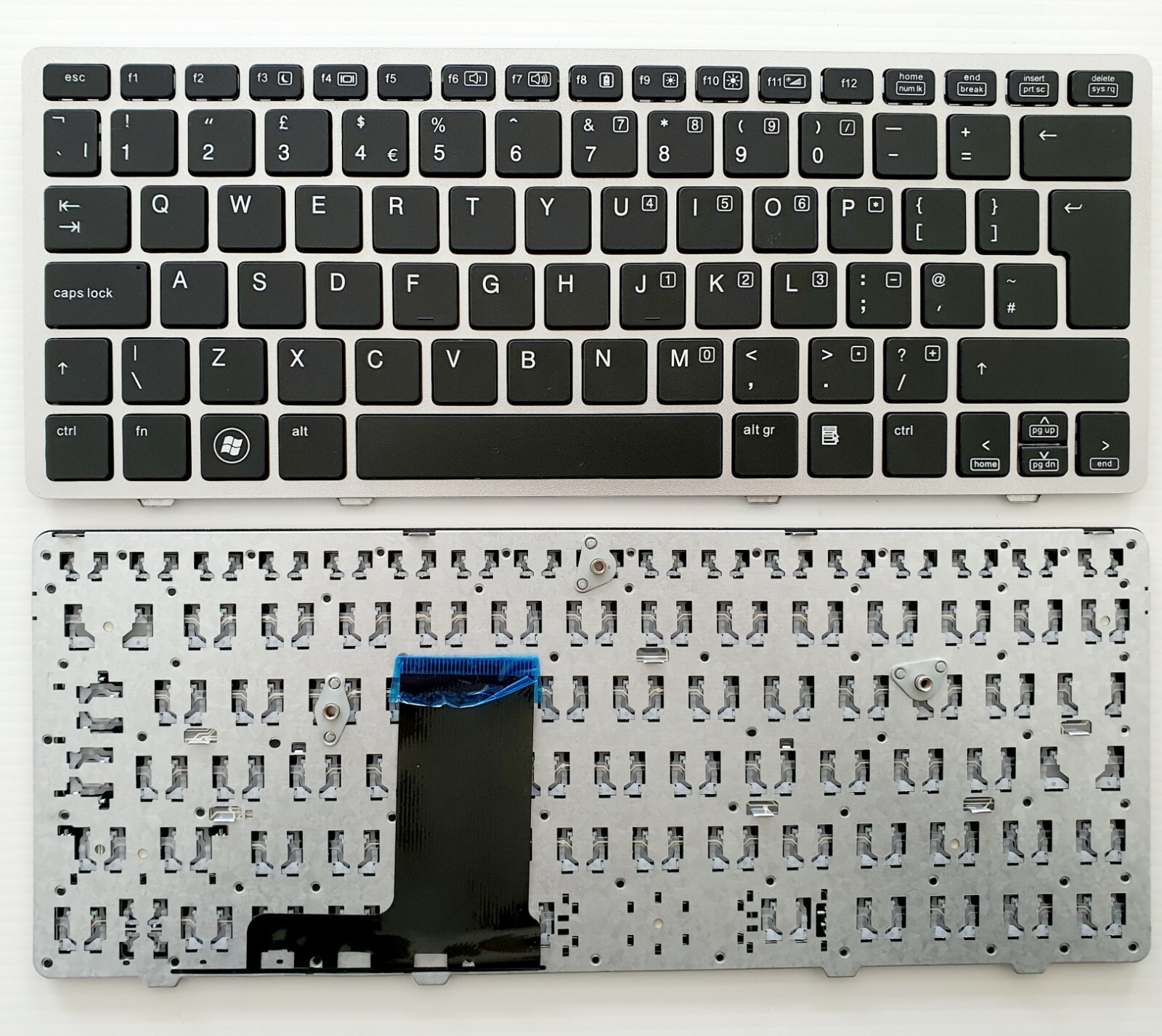 HP EliteBook 2560 2560P 2570 2570P UK Keyboard 701979-031 HP EliteBook 2560 2560P 2570 2570P UK Keyboard 701979-031