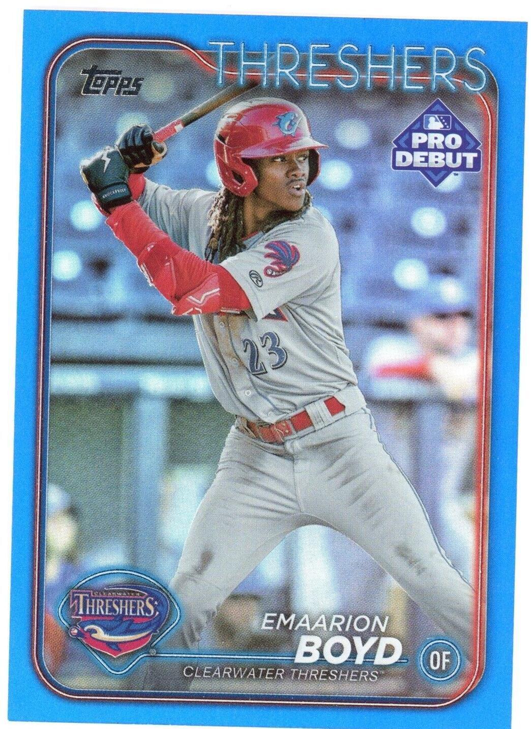 2024 Topps Pro Debut - Emaarion Boyd #PD-2 Blue Foil /150 (RC) for sale ...