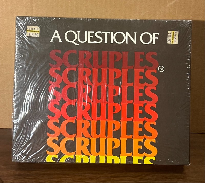 A Question of Scruples (1984) Board Game – Board Game Guys