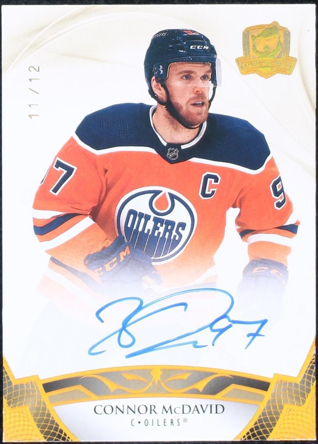 2020-21 Upper Deck The Cup - Connor McDavid #1 Gold Spectrum Foil Auto /12 (AU) for sale online ...