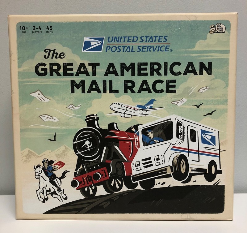 USPS: The Great American Mail Race (2022) Board Game – Board Game Guys