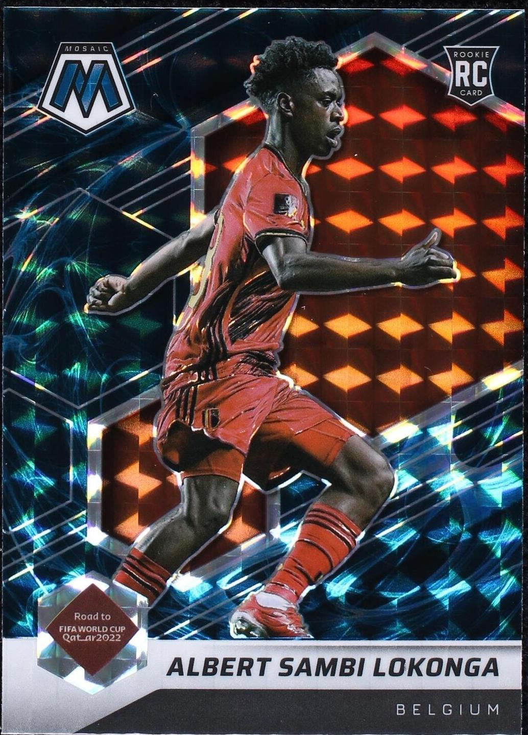 2021-22 Panini Mosaic FIFA Road to World Cup - Albert Sambi Lokonga ...