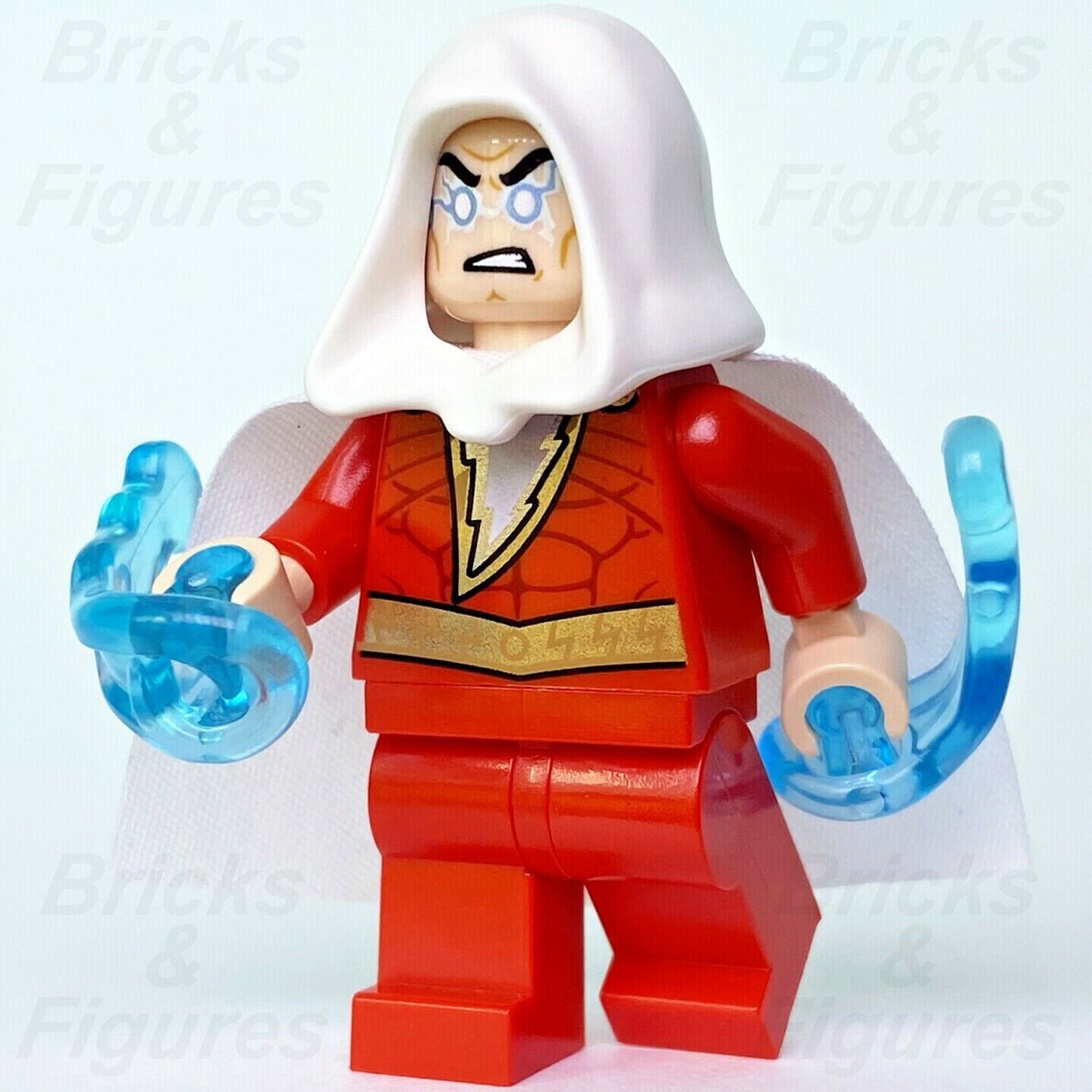 LEGO® Super Heroes Shazam Minifigure with Hood DC Minifig LEGO® Super Heroes Shazam Minifigure with Hood DC Minifig