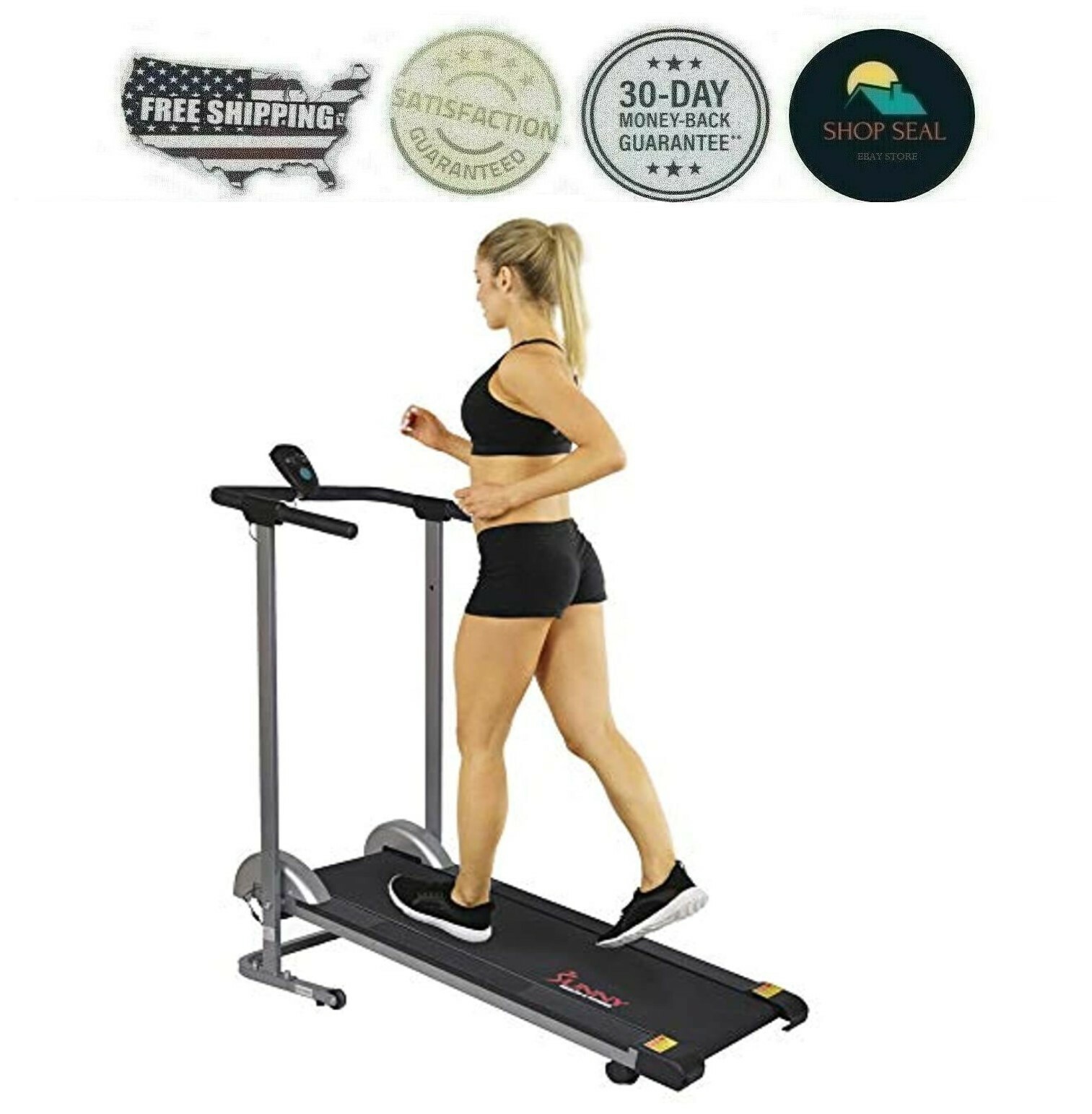 Caminadora Banda Sin Fin Manual Con Monitor Distanci