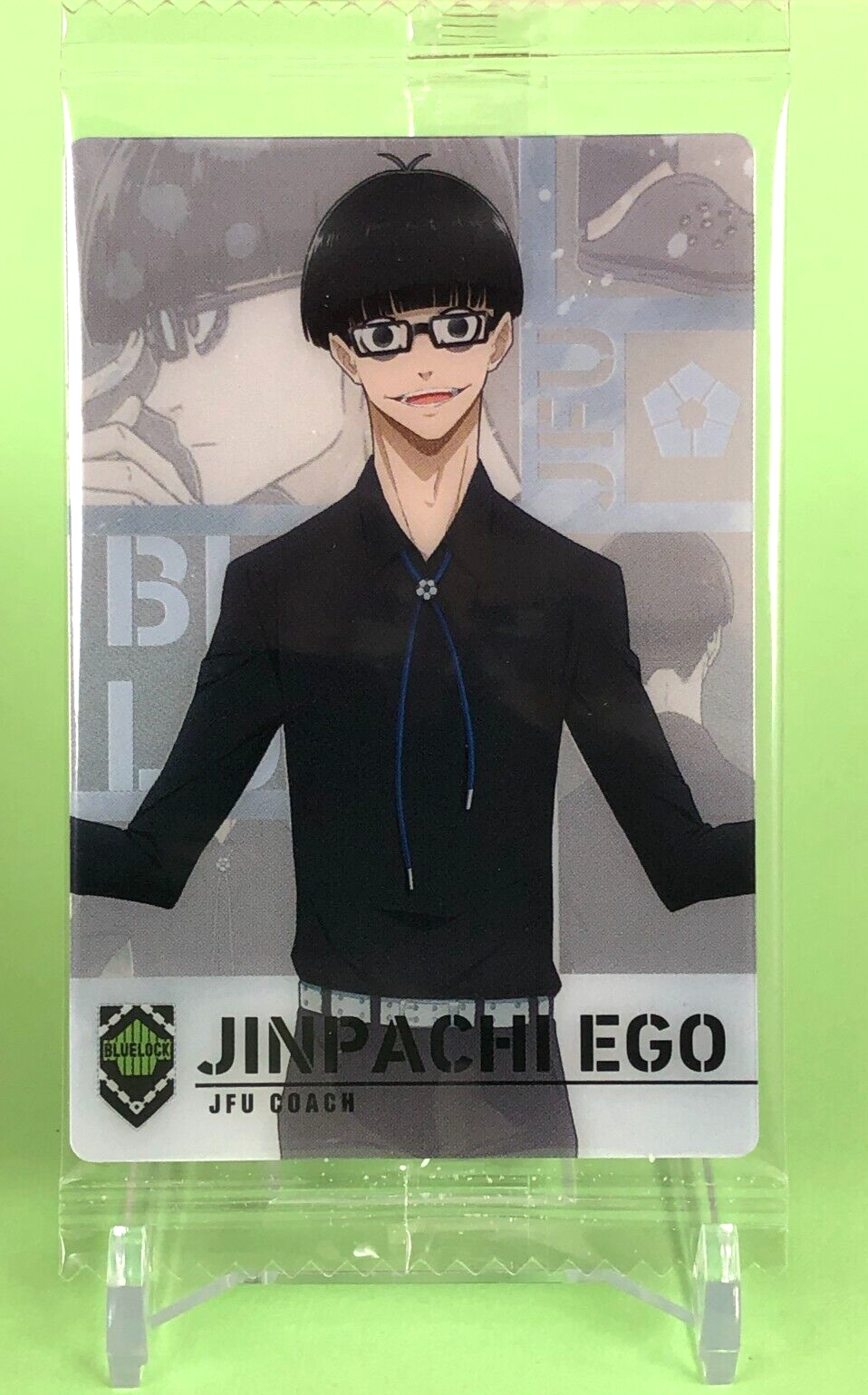 Jinpachi Ego JFU COACH Blue Lock Wafer Card N1-13 BANDAI Jinpachi Ego JFU COACH Blue Lock Wafer Card N1-13 BANDAI