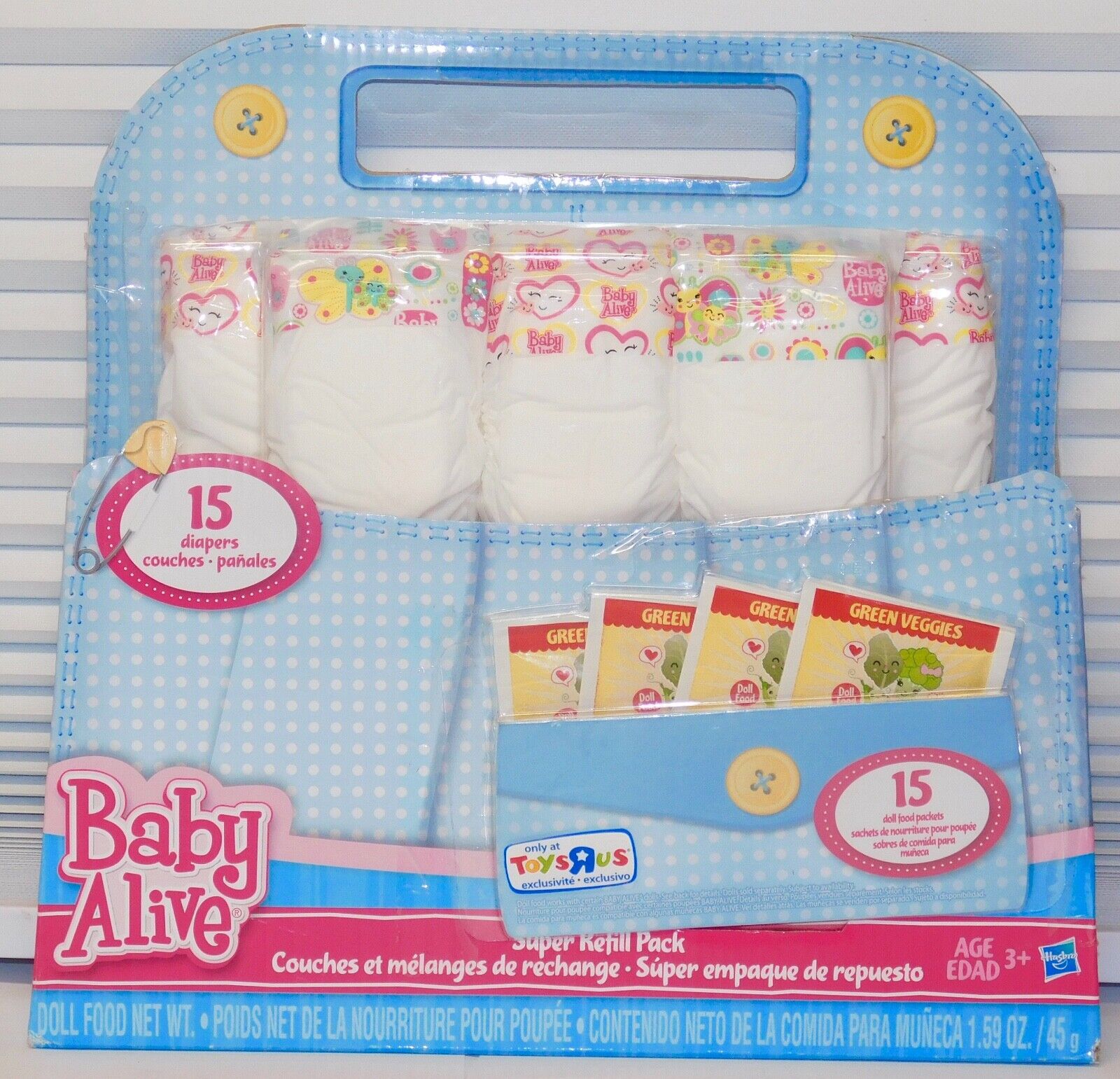 New Baby Alive Doll Food & Diapers Super Refill Pack 30 pc Toys R Us E ... New Baby Alive Doll Food & Diapers Super Refill Pack 30 pc Toys R Us E ...
