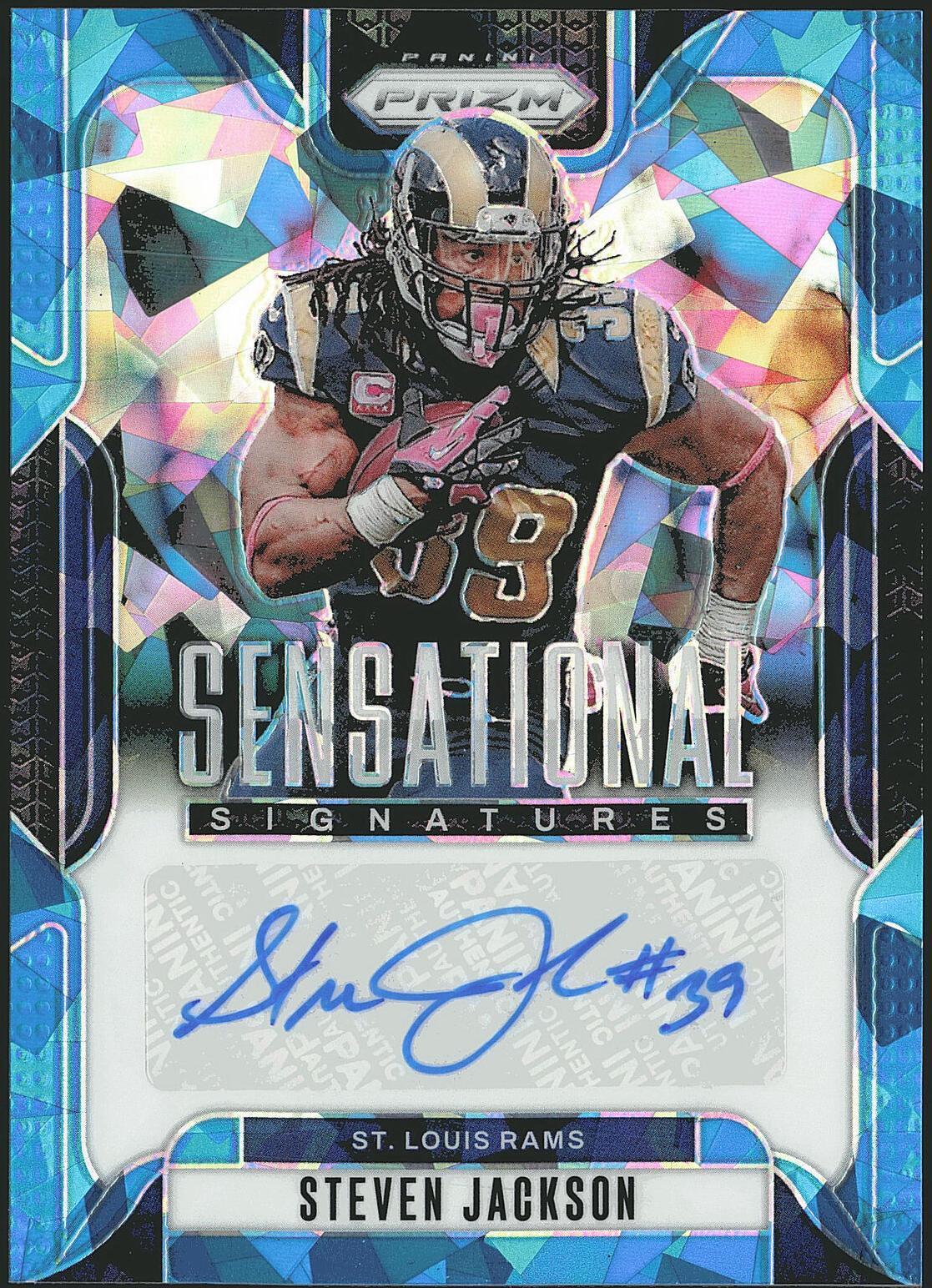 2024 Panini Prizm - Sensational Signatures Steven Jackson #SS-SJN Blue ...
