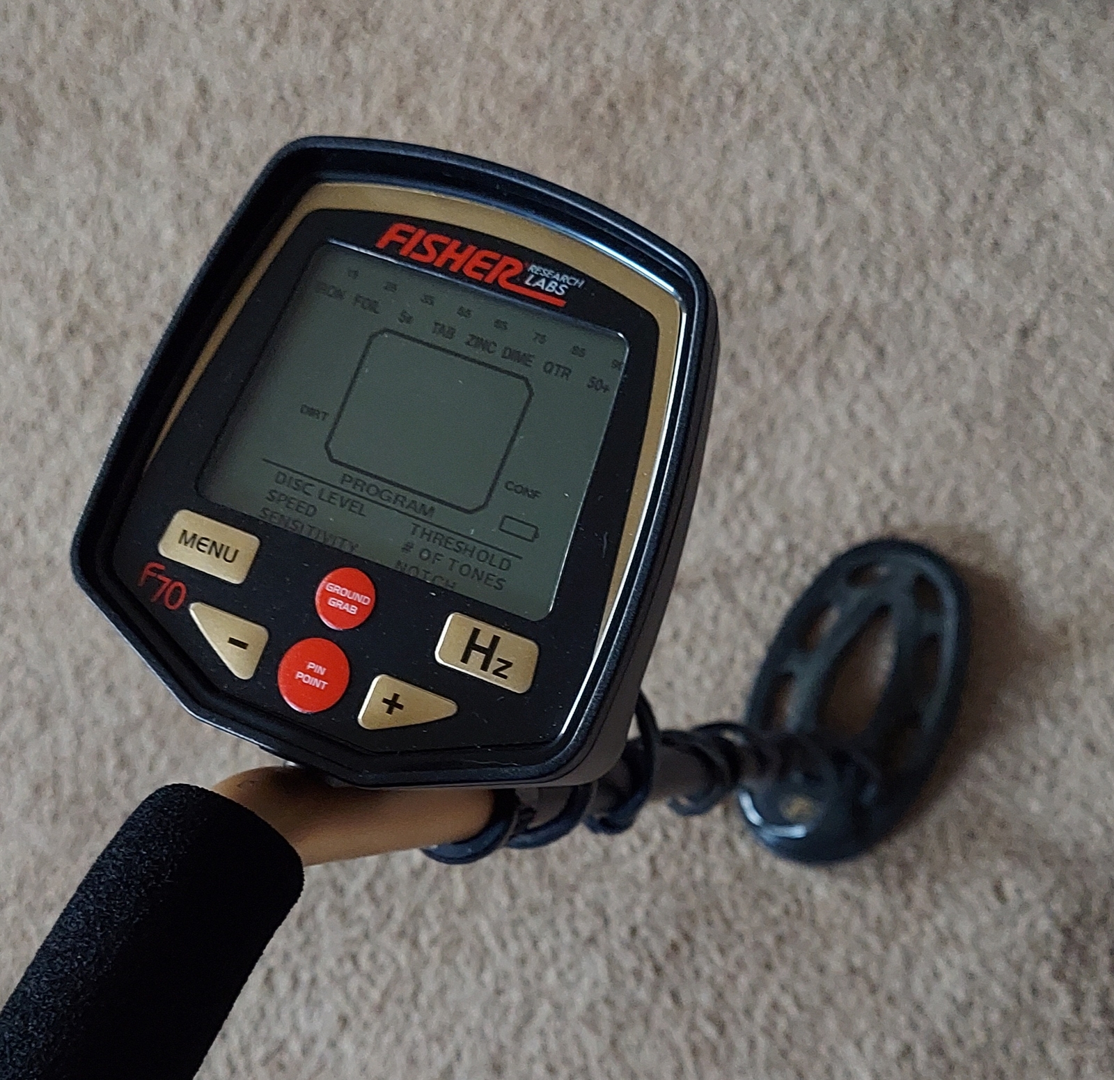 Fisher F70 Metal Detector | 10" SearchCoil | eBay