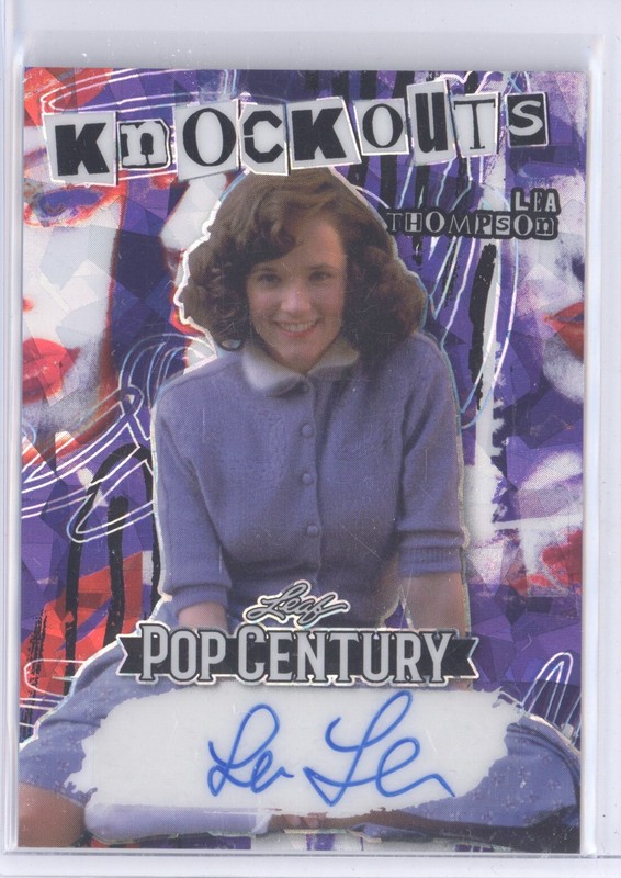 LEA THOMPSON 2023 LEAF METAL POP CENTURY #K-LT1 KNOCKOUTS AUTO 1/7 ...