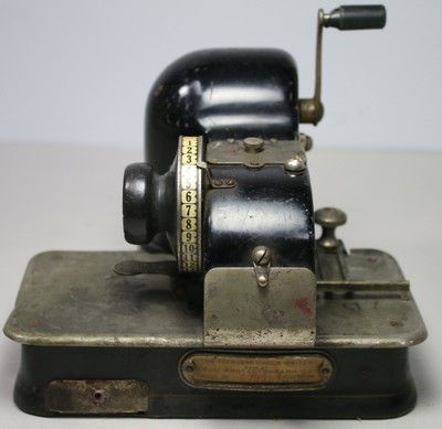 Binding, Embossing & Printing - Protectograph Model