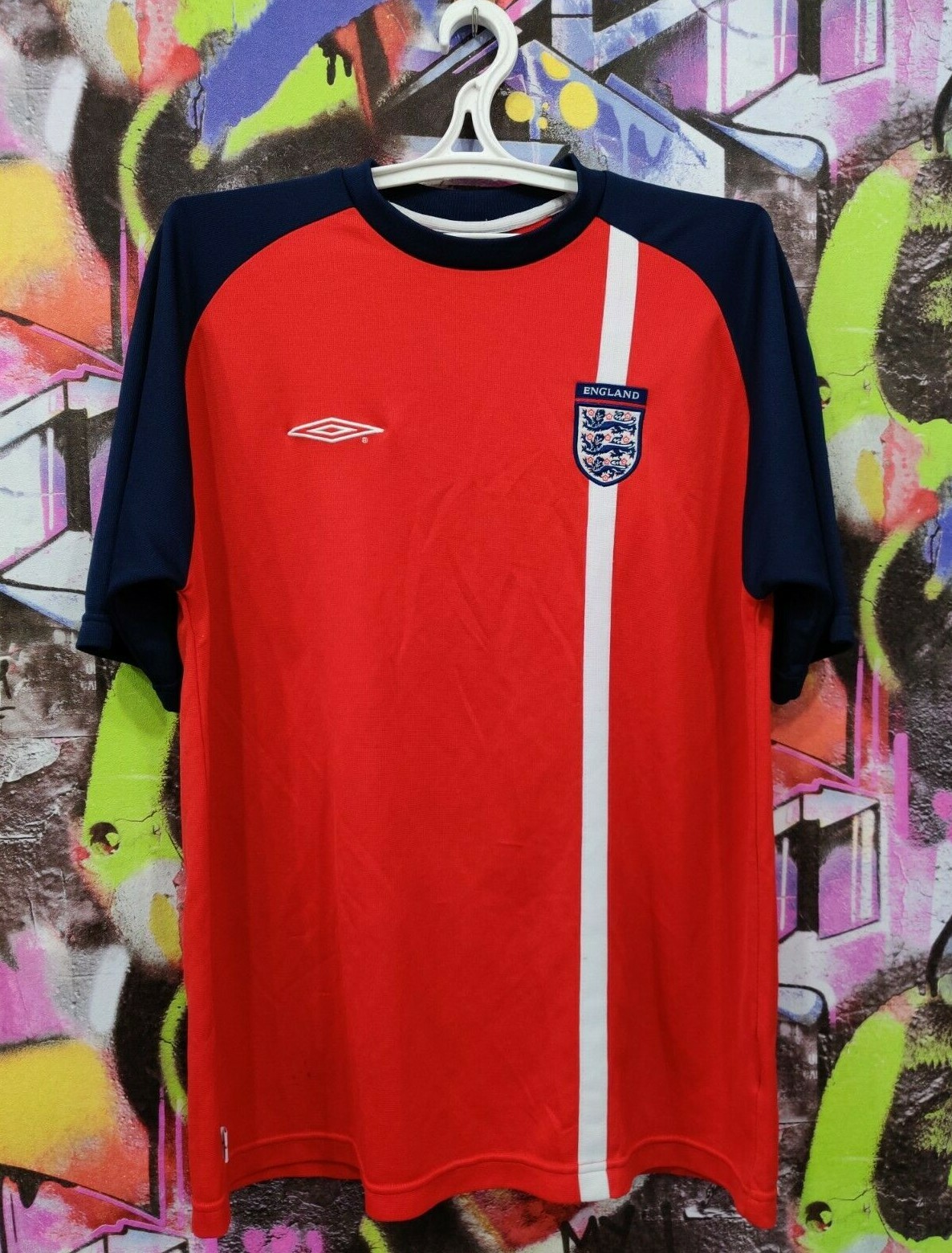 England Soccer National Team Football Shirt Jersey Top Umbro England Soccer National Team Football Shirt Jersey Top Umbro