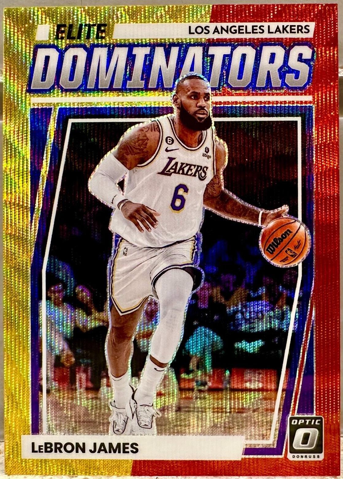 2022-23 Panini Donruss Optic - Elite Dominators LeBron James #22 Red ...