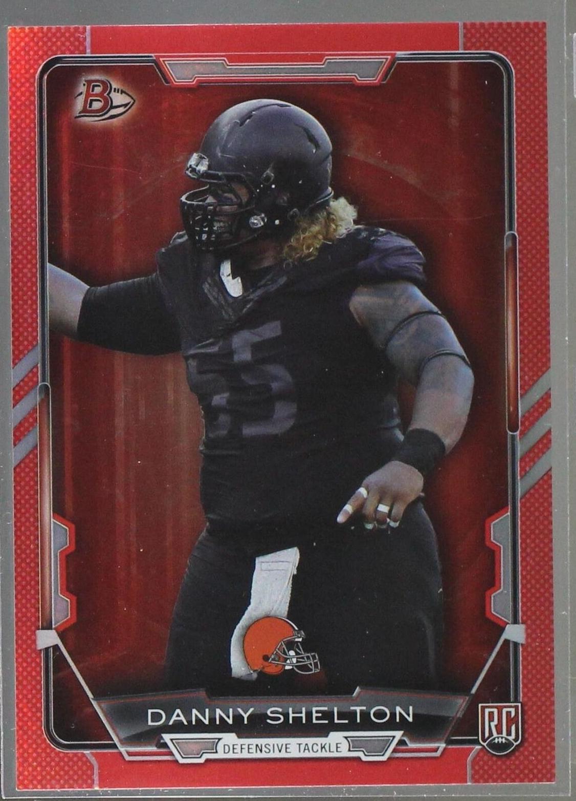 2015 Bowman - Rookies Danny Shelton #12 Red Rainbow Foil /199 (RC) for ...