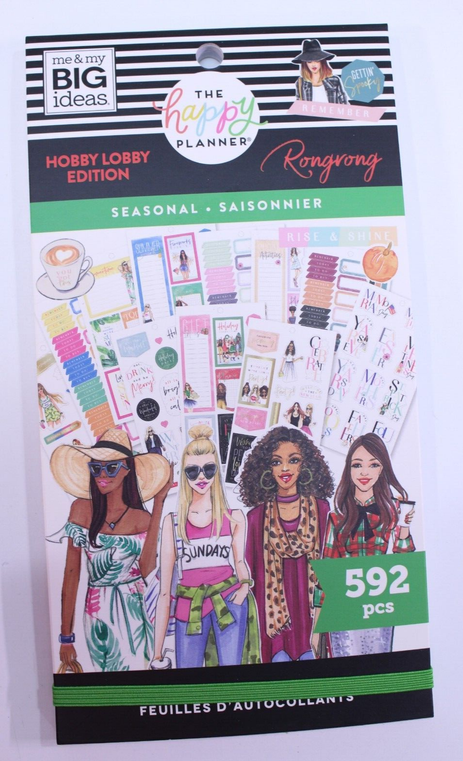 NEW Happy Planner Sticker Sheet Book Classic Calendar SEASONAL 592 Hobby Lobby