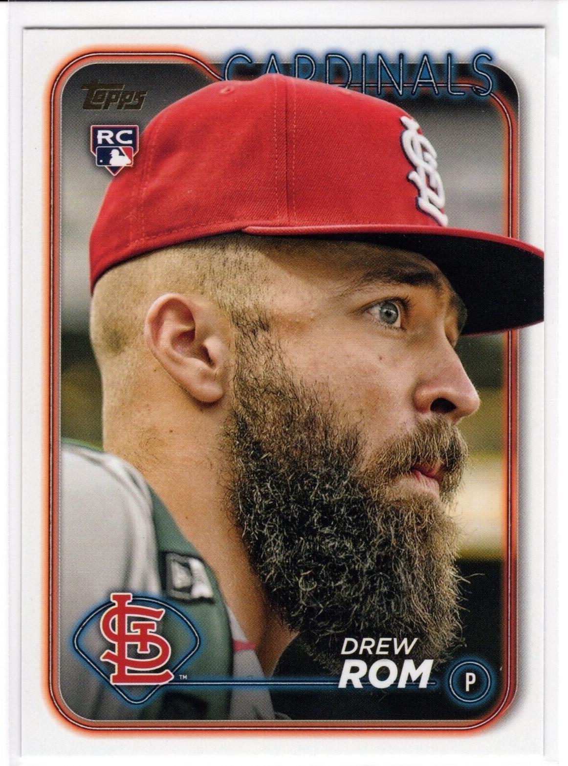 2024 Topps Series 2 - Drew Rom #476 Golden Mirror Image Variation (RC ...