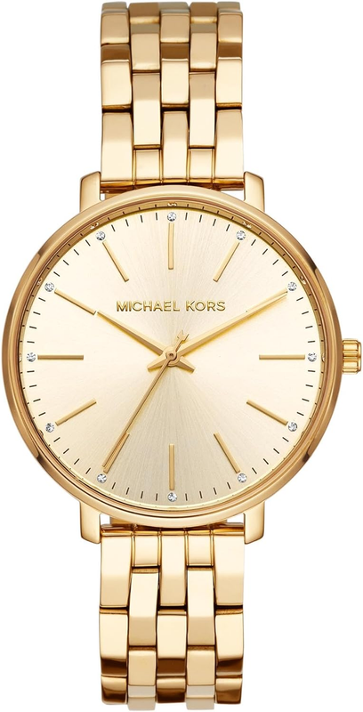 Pre-owned Dell Pyper Three-hand Gold-tone Stainless Steel Women's Watch ...