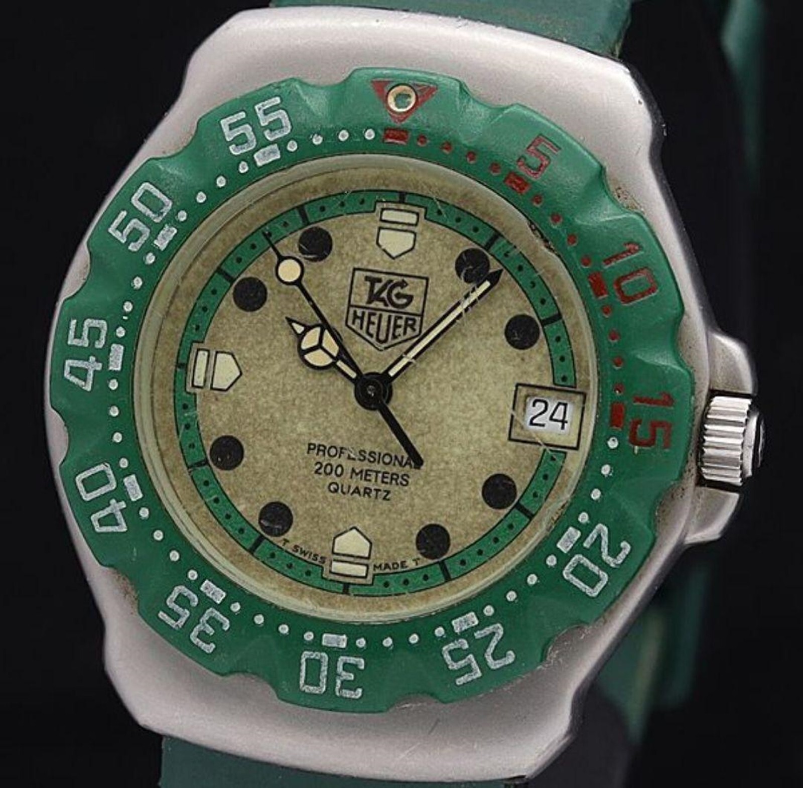 TAG HEUER Formula 1 Professional Green 200m Quartz Watch | eBay TAG HEUER Formula 1 Professional Green 200m Quartz Watch | eBay