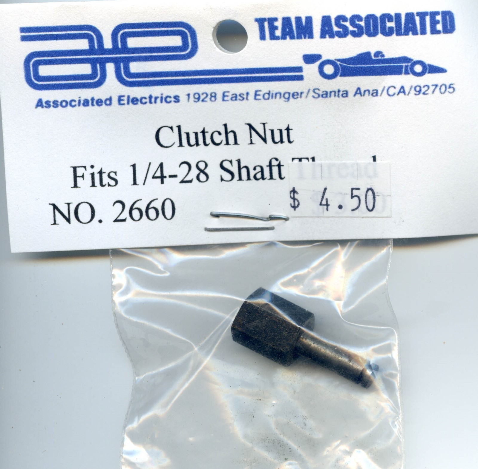 # 2660 VINTAGE ASSOCIATED RC250 / RC300 / RC500 CLUTCH NUTのeBay公認海外通販｜セカイモン