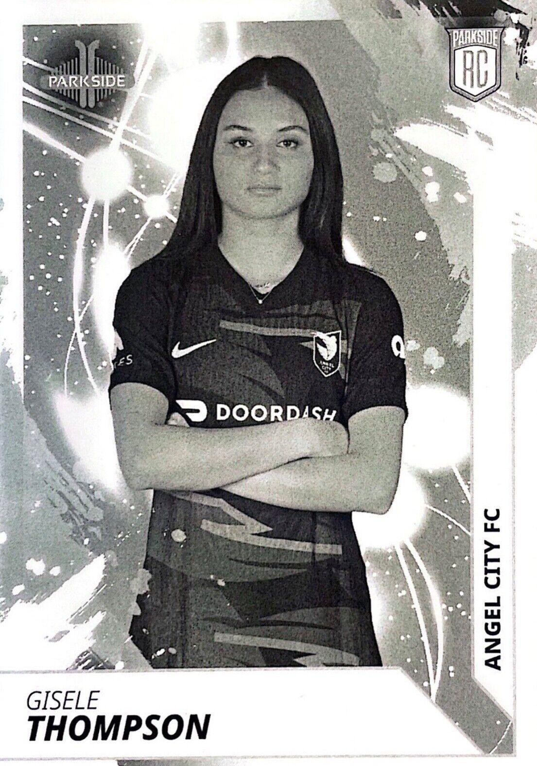 2024 Parkside NWSL Vol. 1 - Gisele Thompson #162 Black & White (RC) for ...
