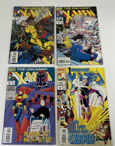 Uncanny X-Men #305 #306 #307 #309 NM MARVEL COMIC LOT BAGGED Uncanny X-Men #305 #306 #307 #309 NM MARVEL COMIC LOT BAGGED