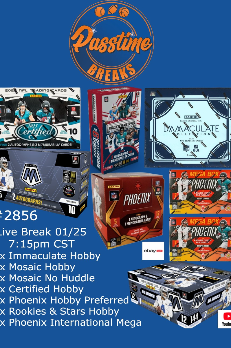 2025 IMMACULATE MOSAIC PHOENIX FOOTBALL - 8x Box Hobby Mix - PYT BREAK ...