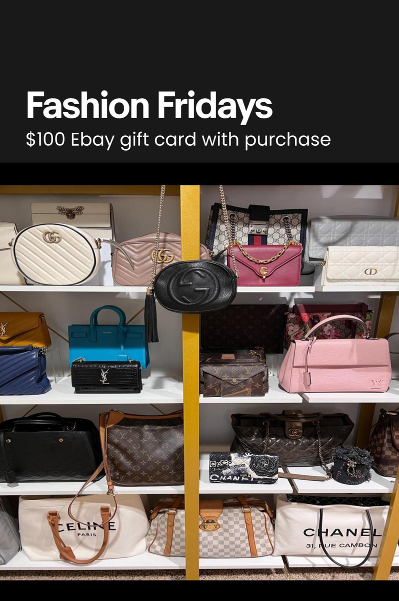 $100 Gift Card W/Purchase! Preloved Designer Bags Ebay Fashion Friday ...