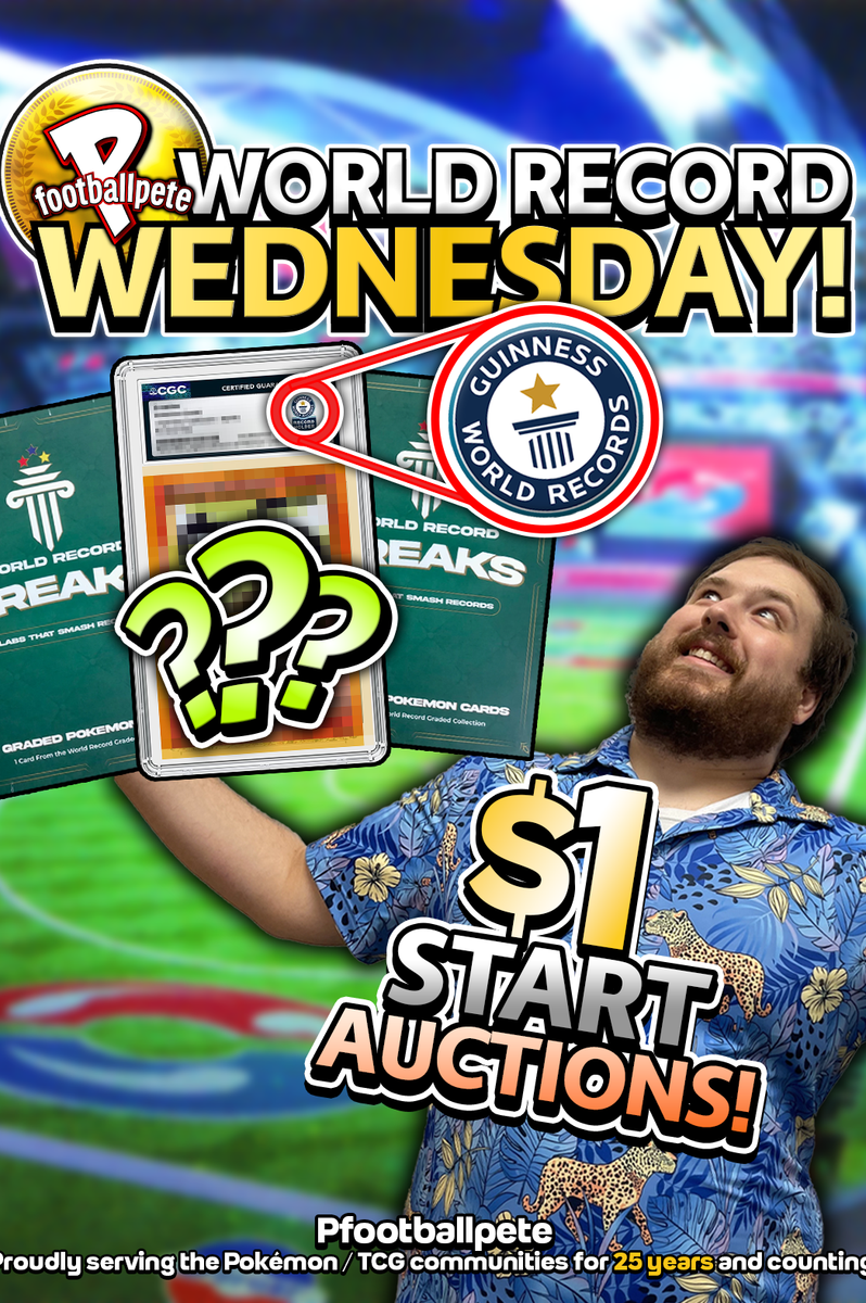 🏆$1 START POKEMON! WORLD RECORD WEDNESDAY!🏆W/MAK | eBay Live Video