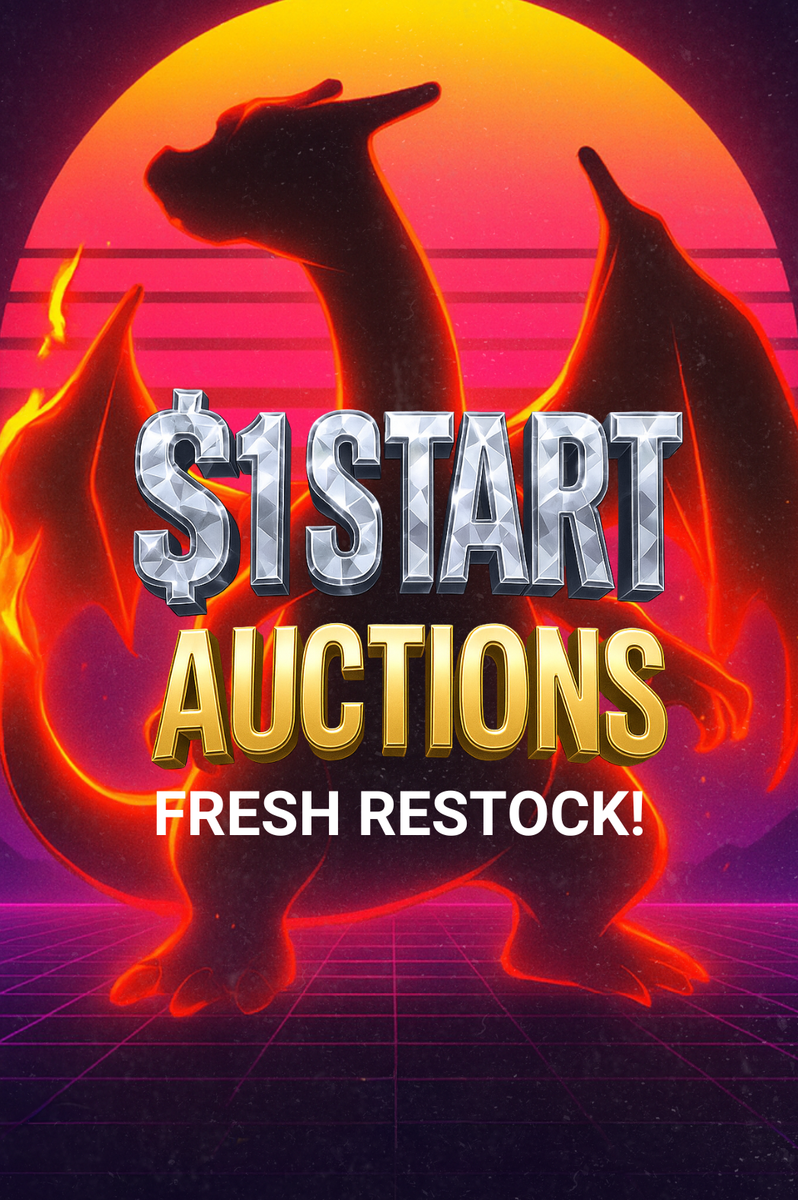 🔥 $1 START Pokémon Auctions! Fresh Restock | eBay Live Video