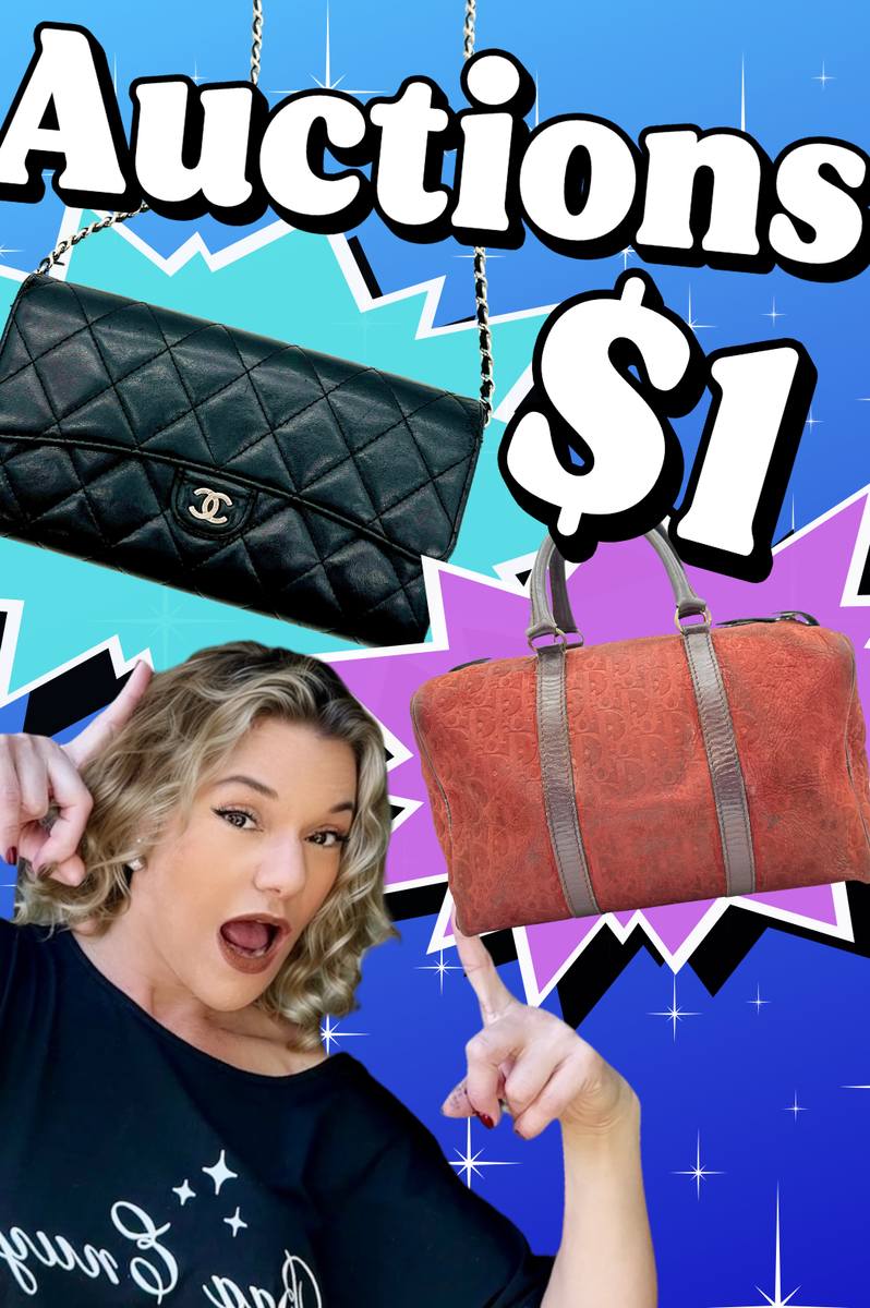 🚨🔥 $1 Designer BAG AUCTIONS 🔥🚨 + CHANEL + LV + YSL + much much MORE | eBay Live Video