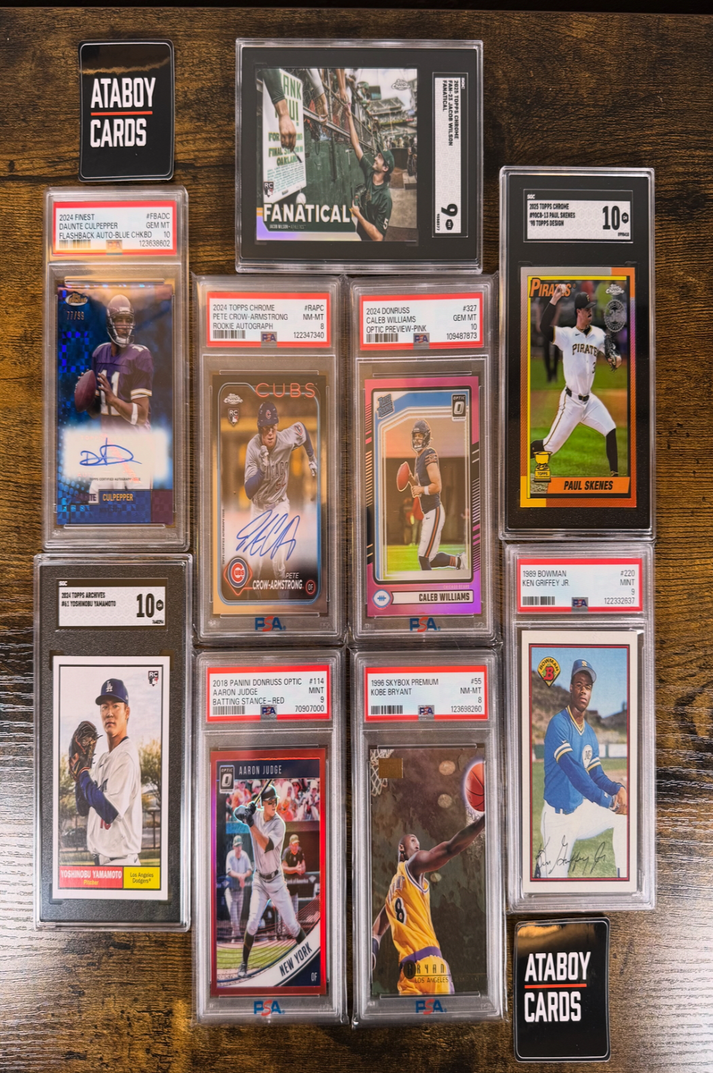 SUNDAY FUNDAY - Slabs, Singles, and Sunday Football - AtaboyCards ...