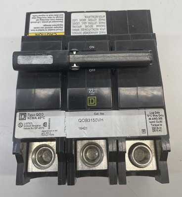 Circuit Breakers - Square D 150 Amp