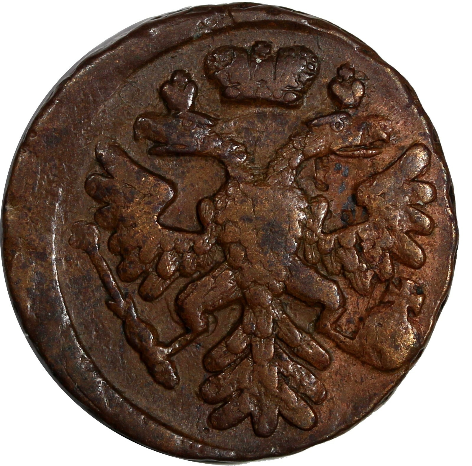 Russian Federation 1738 Denga 1738 RUSSIA Anna Ivanovna Copper ...