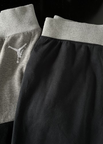 NIKE AIR JORDAN Varsity Sweatpants size XS Black Grey eBay