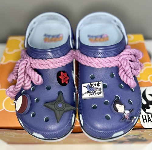 Naruto Shippuden X Crocs Classic Clog Sasuke | Men Sizes 7 Naruto Shippuden X Crocs Classic Clog Sasuke | Men Sizes 7
