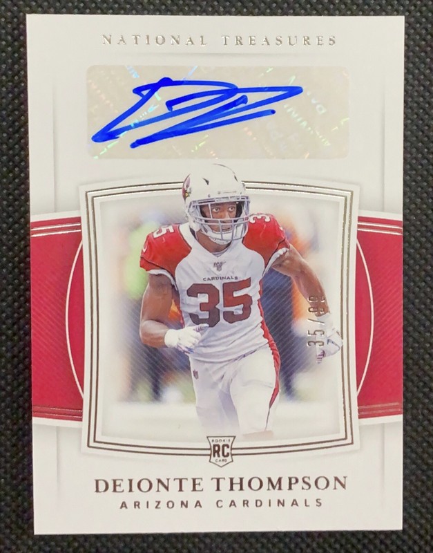 2019 Leaf Valiant Football - Deionte Thompson Cards