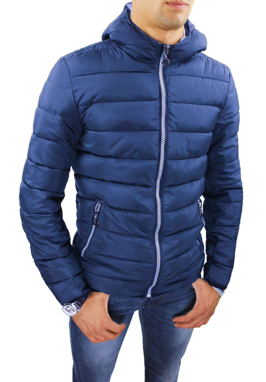 GIUBBOTTO GIACCA UOMO DIAMOND INVERNALE BLU CASUAL PIUMINO GIACCONE ... GIUBBOTTO GIACCA UOMO DIAMOND INVERNALE BLU CASUAL PIUMINO GIACCONE ...