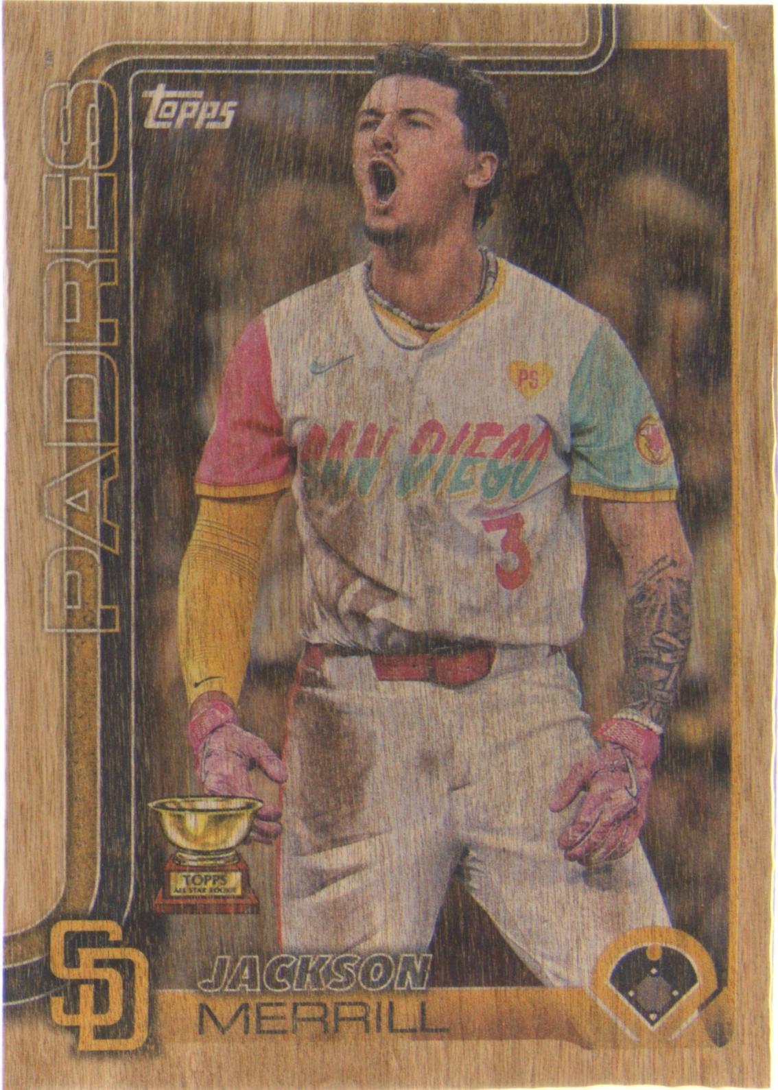 2025 Topps Series 1 - Jackson Merrill #125 Wood /25 for sale online | eBay