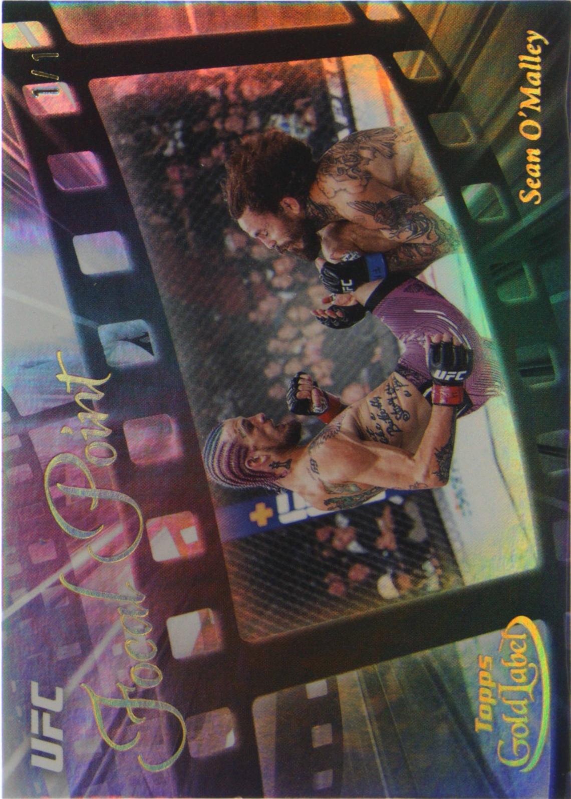 2024 Topps Gold Label UFC - Focal Point Sean O'Malley #FP-13 Gold /1 ...