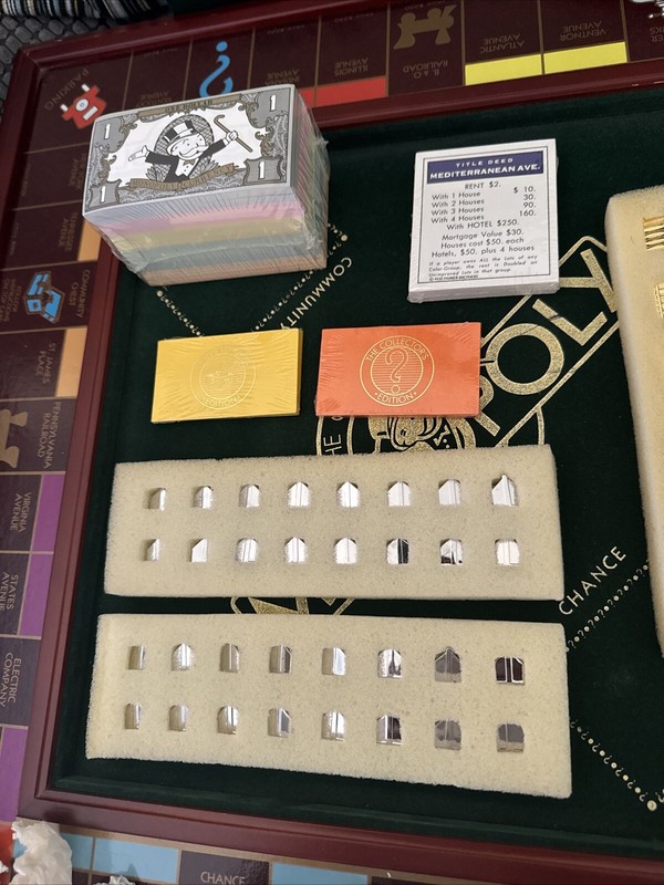 Monopoly: Franklin Mint Collector’s Edition (1991) Board Game – Board ...